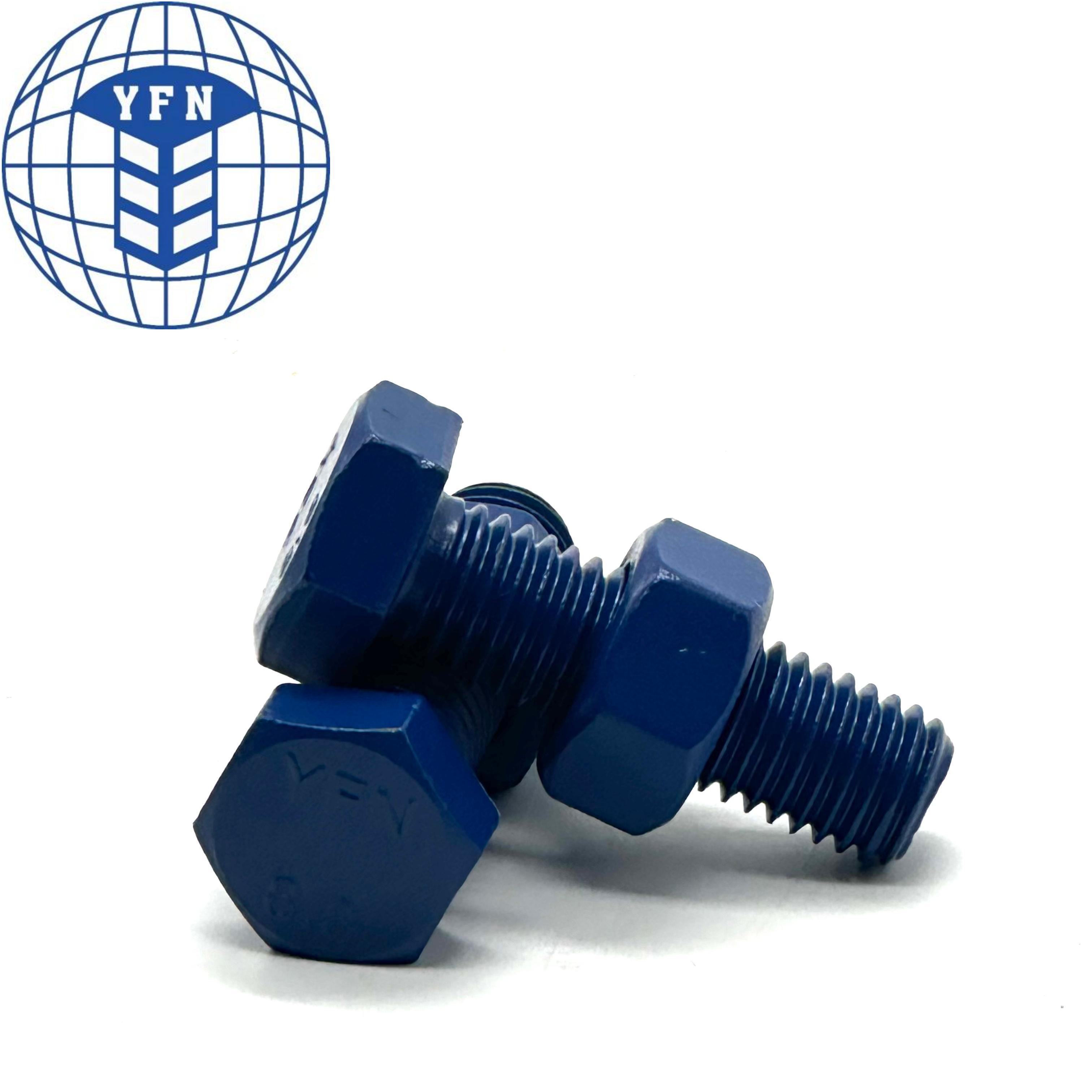Wholesale Teflon Plated Hex Head Bolt M10x50, Grade 8.8, Chemical ...