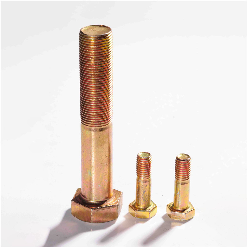 Wholesale Yellow zinc plated /YZP Hex Bolt Manufacturer and Supplier | Haosheng